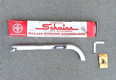 Schwinn NOS DeLuxe Chrome Chainguard 24" | eBay