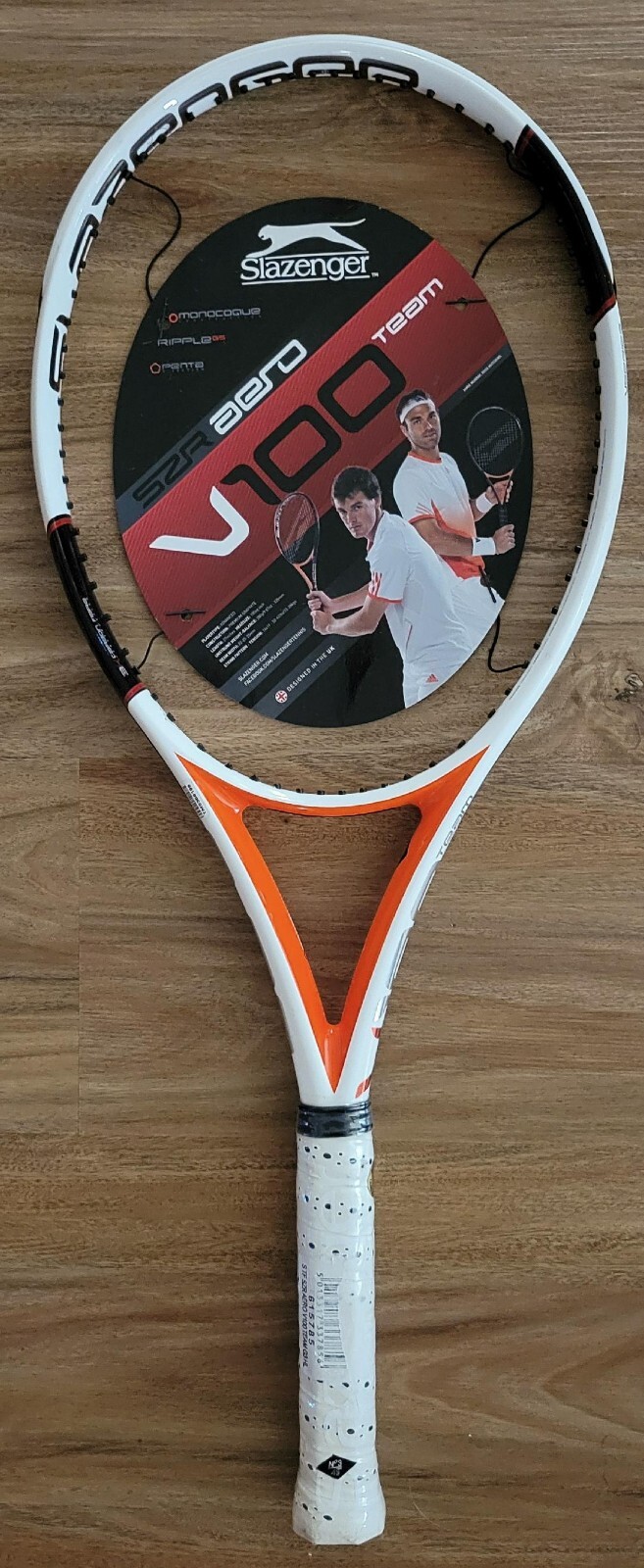 Unplayed NOS Slazenger V100 Team Tennis Racket Frame 4 3/8 | eBay