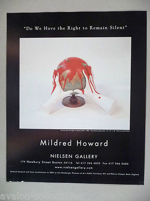 Mildred Howard Art Gallery Exhibit PRINT AD - 2003 | eBay