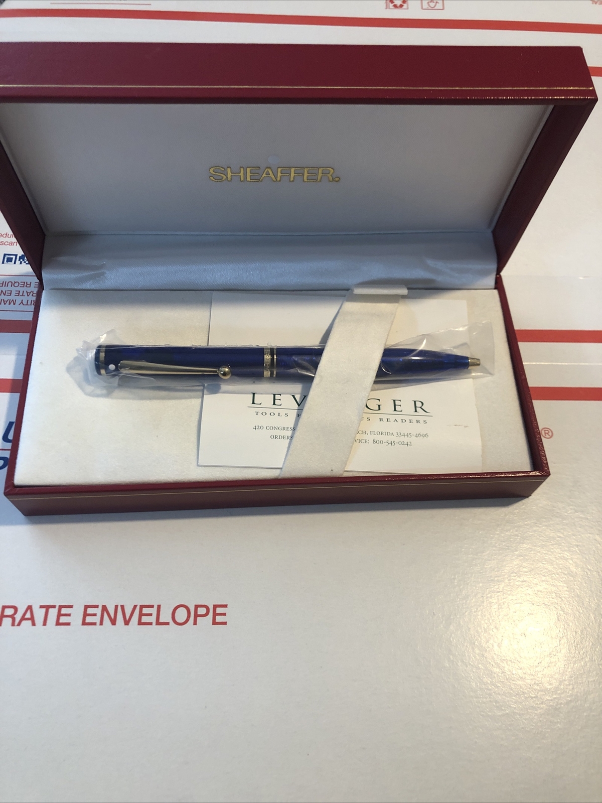 Sheaffer Levenger Mediterranean Ballpoint Pen New with Box | eBay