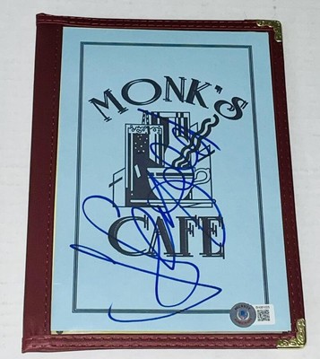 JERRY SEINFELD SIGNED AUTOGRAPH CLASSIC VERY RARE MONK'S CAFE MENU PROP ...