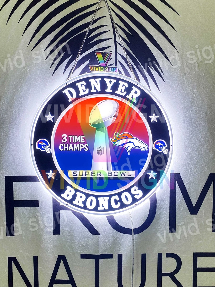 Broncos Led Sign