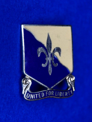 Authentic WWII U.S Army 113th Quartermaster Regiment DI DUI Insignia NS ...