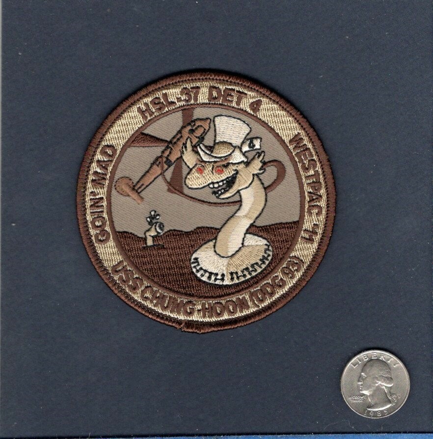 HSL-37 EASYRIDERS DET 4 DDG 93 WESTPAC 2011 Helicopter US NAVY Squadron ...