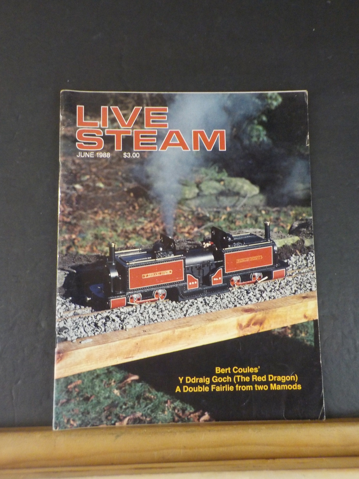 Live Steam Magazine 1988 June 1/8 Size Model Steam Engine double ...