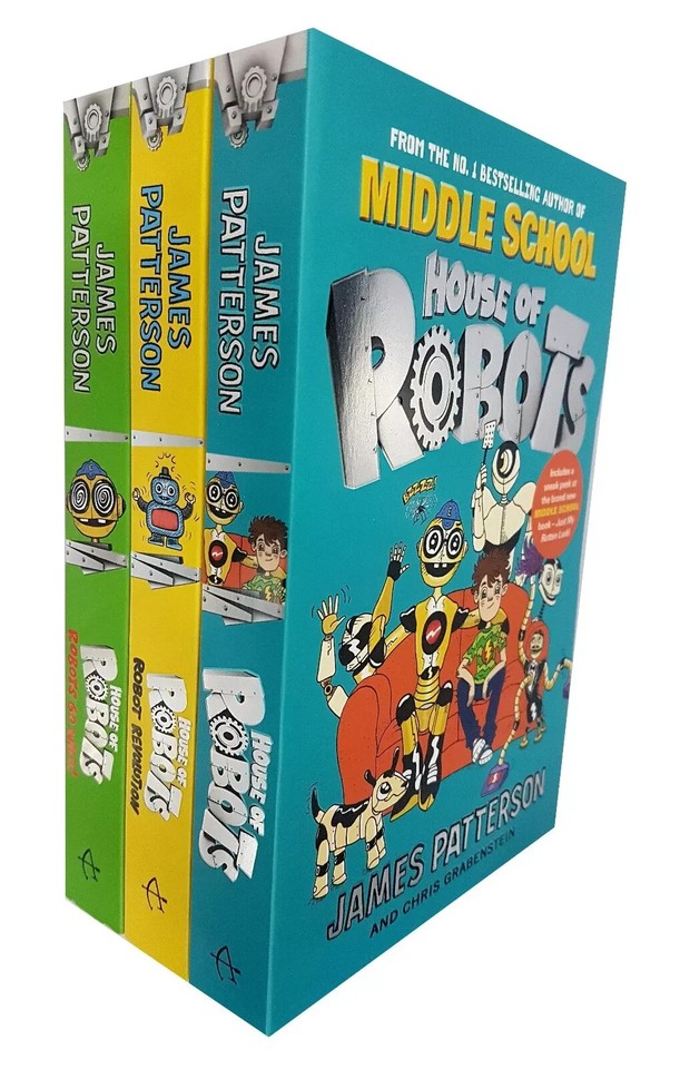 House of Robots Series Collection 3 Books Set by James Patterson Robot ...