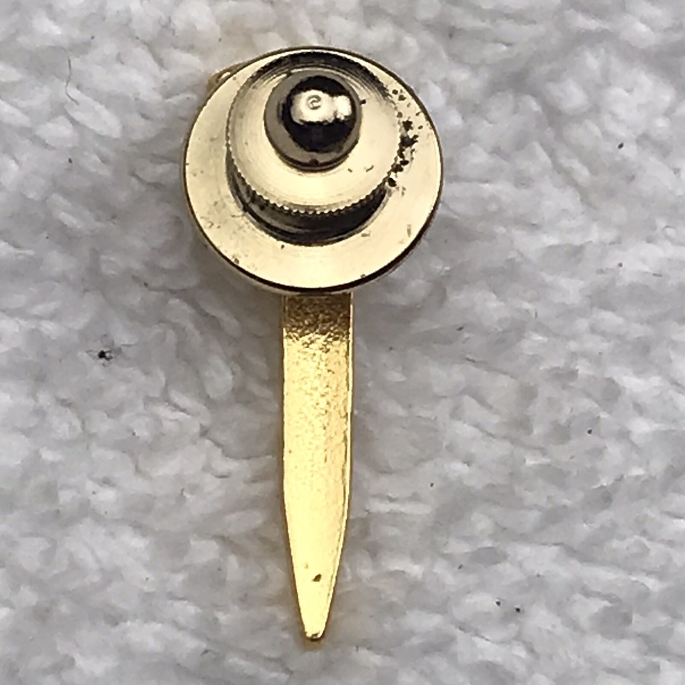 Burlington Northern Gold Tone Pin Railroad Train Golden Spike Award ...