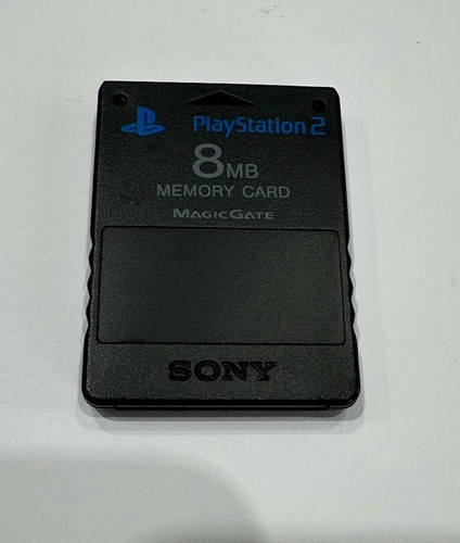 Official PlayStation 2 PS2 Memory Card - Black 8MB - MagicGate | eBay