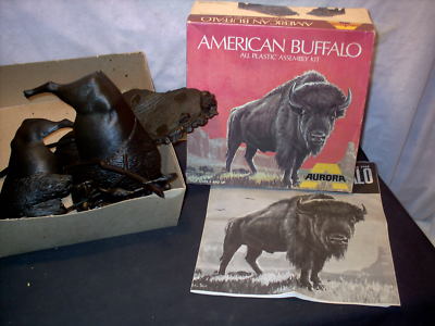 Aurora American Buffalo Model Kit | eBay