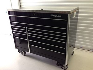 Snap On Krl1022 Double Bank Roll Chest Tool Box Black With Stainless ...