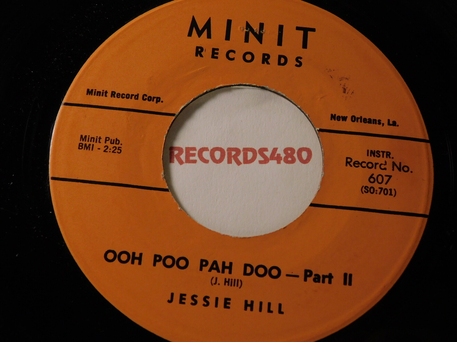 Jessie Hill 45 Ooh Poo Pah Doo - Part 1 / Part 2 / Minit 607 | eBay