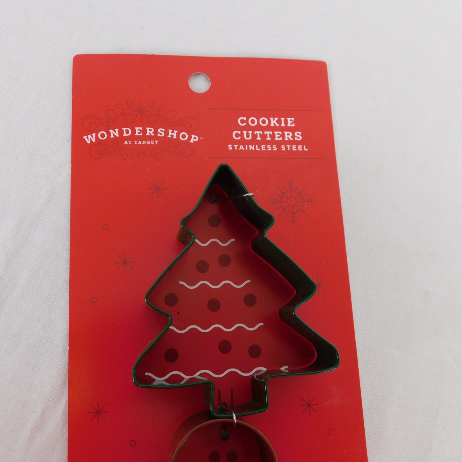 3 New Christmas Cookie Cutters Wondershop Target Tree Gingerbread Man ...