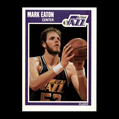 Mark Eaton 1989-90 Fleer Utah Jazz #152 R328P 77 | eBay