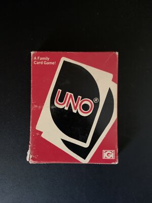 1Vintage 1979 UNO Playing Cards in Original Box – Used complete w ...