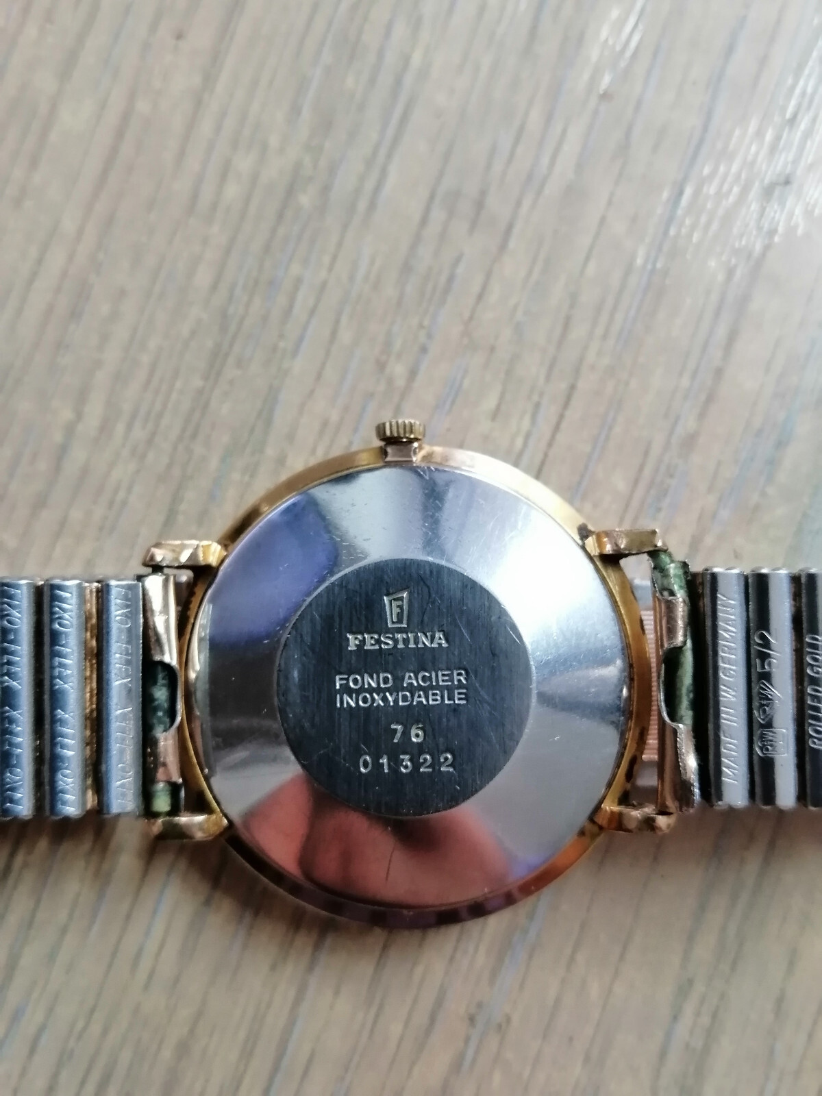 Vintage FESTINA Automatic Swiss Made Wrist Watch Gold… - Gem