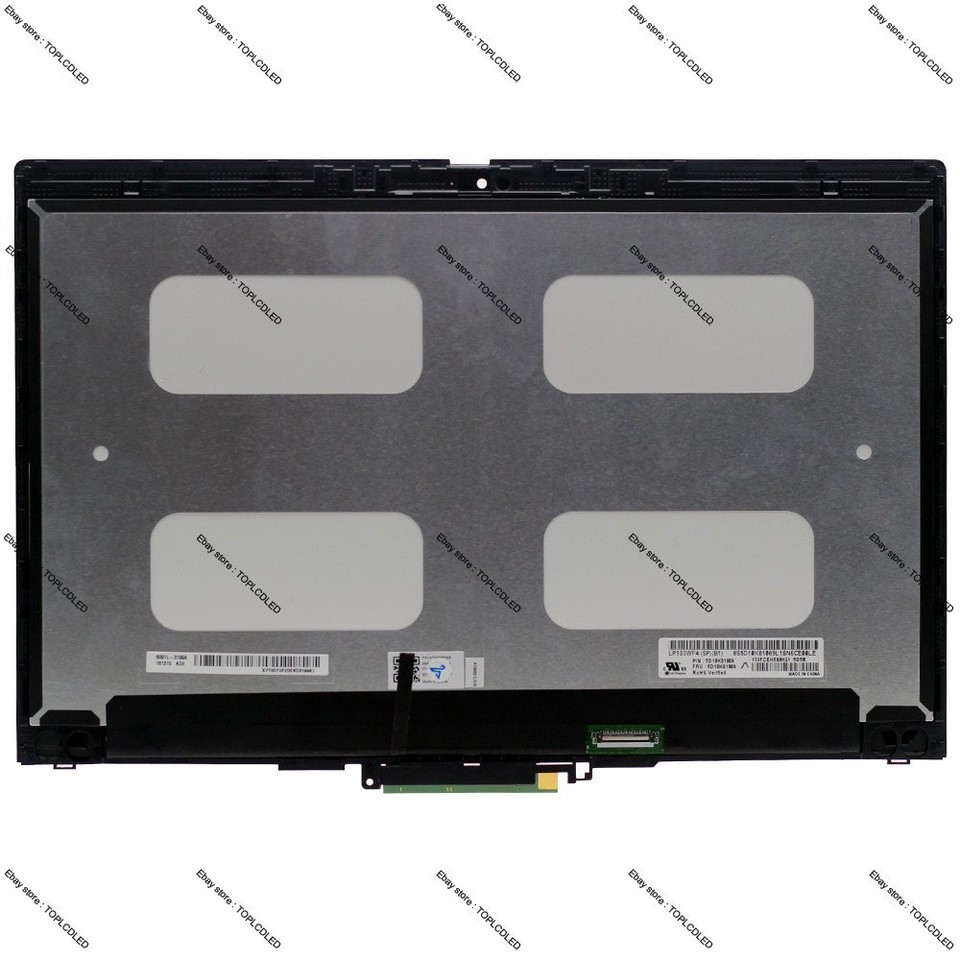 13.3" LCD Display Assembly Touch Screen Lenovo Thinkpad X390 Yoga 20NN ...