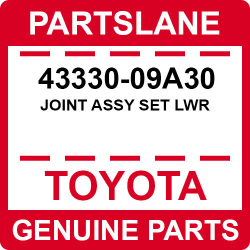 43330-09A30 Toyota OEM Genuine JOINT ASSY SET LWR | eBay