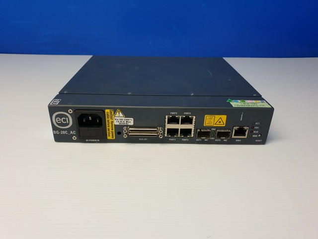 ECI BG-20C_AC Miniature MSPP powerful TDM aggregation W/ carrier class ...