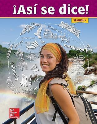 Asi Se Dice! Level 4, Student Edition by McGraw Hill (2014, Hardcover ...