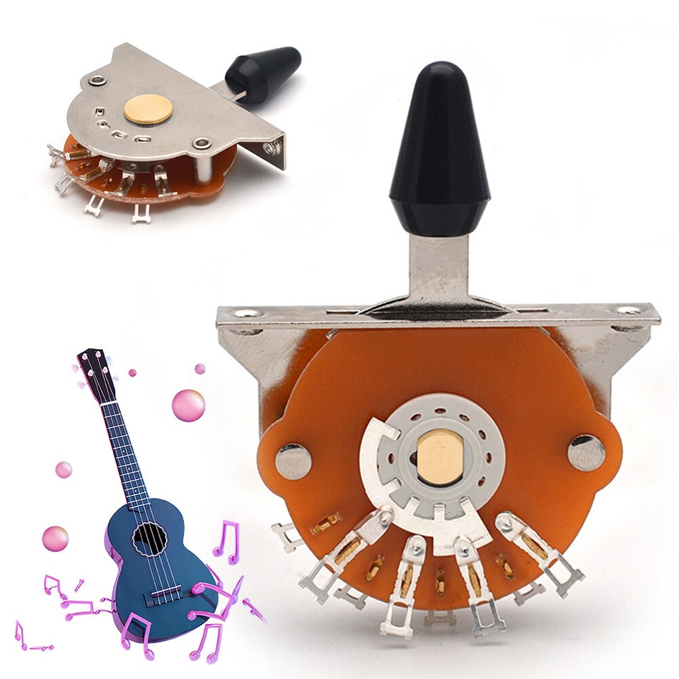 5 Way Electric Guitar Switch Guitar Toggle Switch Portable for Electric ...