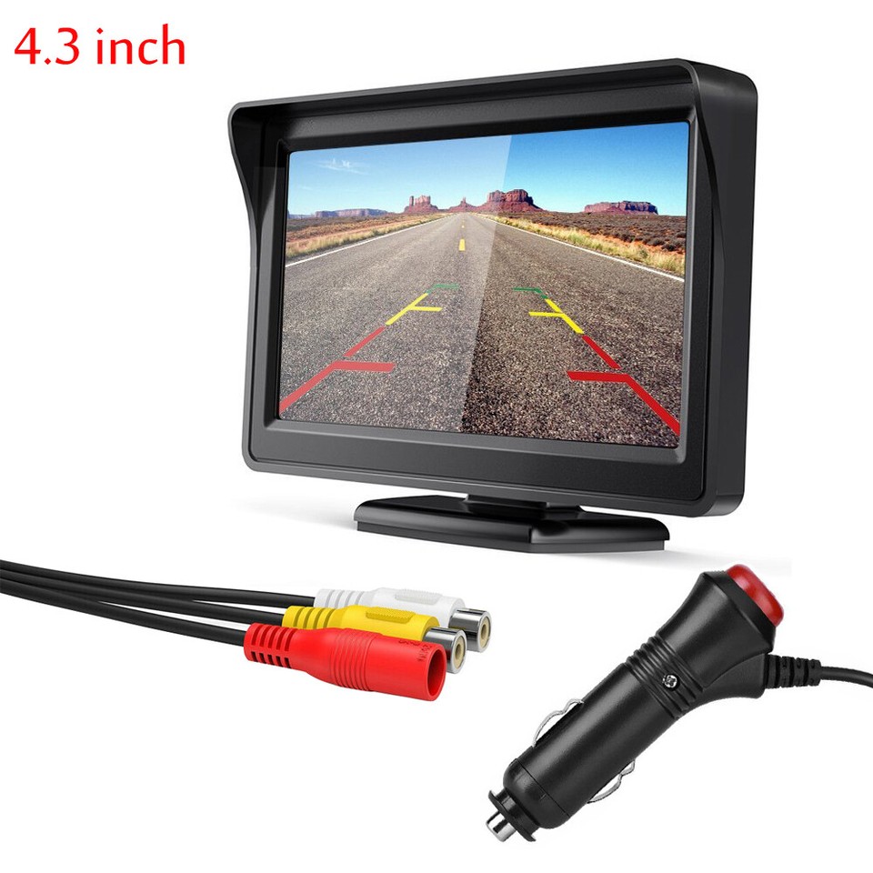 Backup Camera Wireless Car Rear View HD Parking System Night Vision+4.3 ...