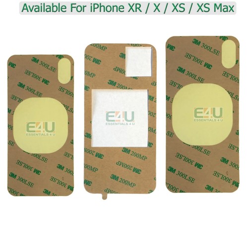 For Apple iPhone X XS MAX XR Back Glass Adhesive Rear Cover Bonding ...
