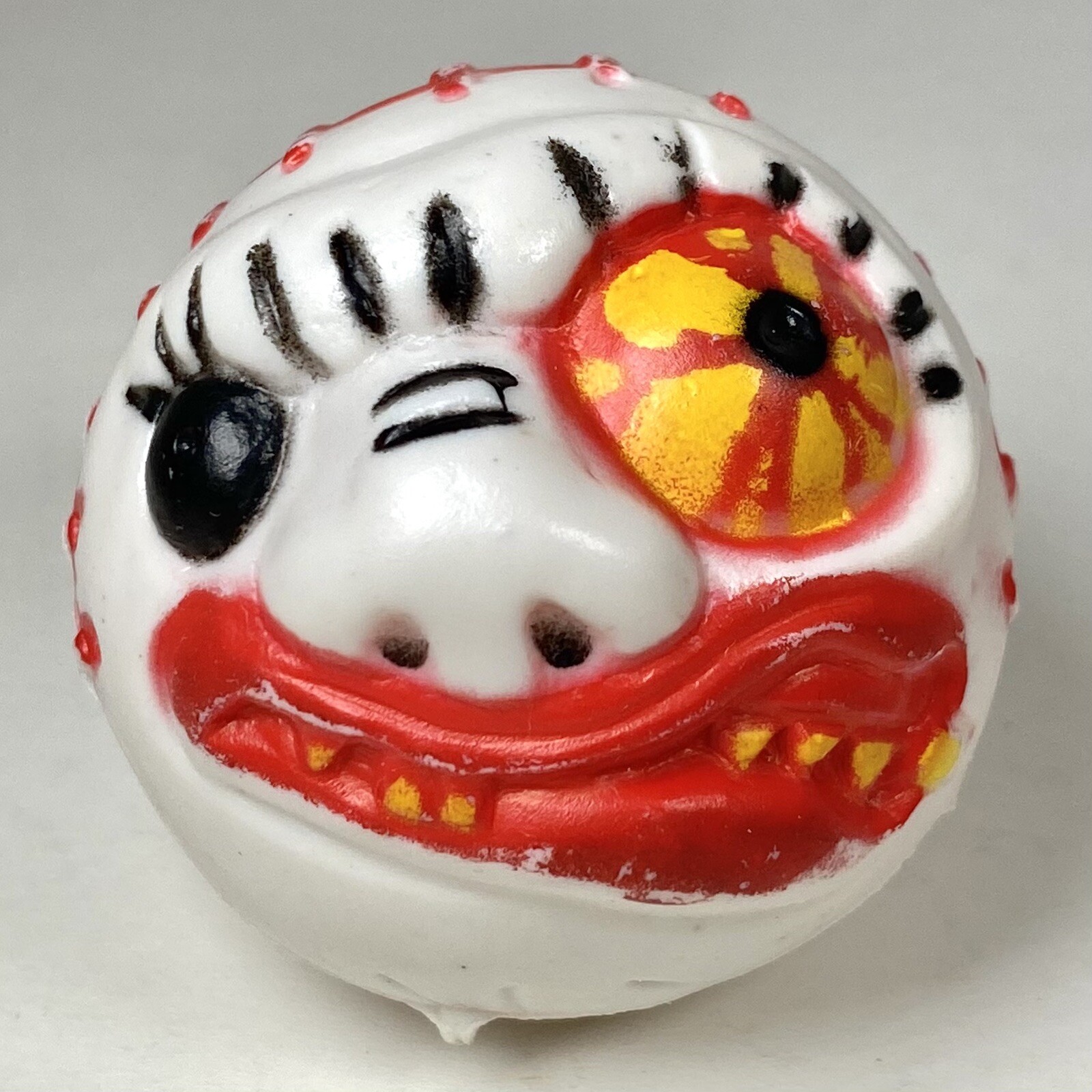 Boo Vintage 1980s Hollow Plastic White Ball China Madballs KO Gumball Prize | eBay