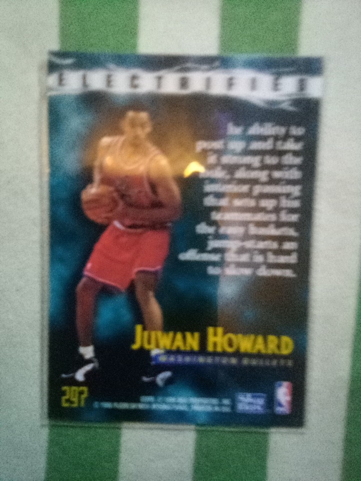 Juwan Howard Washington Bullets Card | eBay