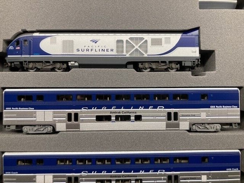 N Kato Surfliner Starter Set M1 (20852) + Pacific Surfliner (106-9001 ...