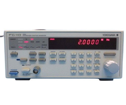 Yokogawa 2MHz synthesized function generator FG110 operation product ...