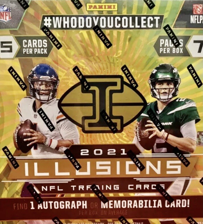 2021 NFL Football Panini Illusions Mega Box Auto Memorabilia Trading ...