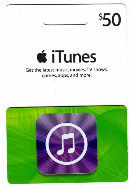 Apple App Store & iTunes $50 Physical Gift Card for sale online | eBay