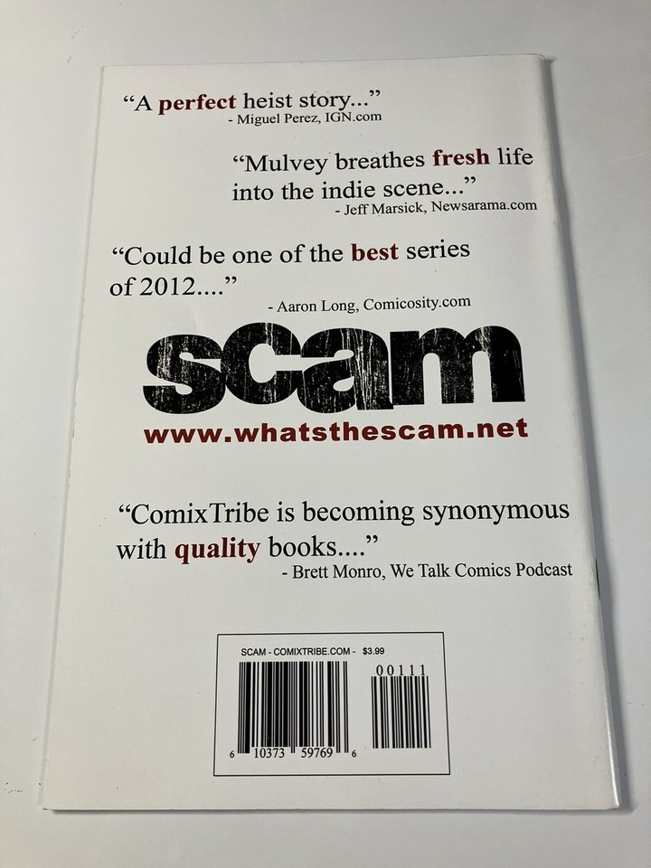 Scam #1 (2012) 1st issue - Comix Tribe Comics - 1st printing - Cover A ...