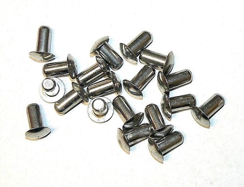 1/4" x 1/2" Modified Brazier Head Solid Aluminum Rivet - 2117 T4 (Hard ...