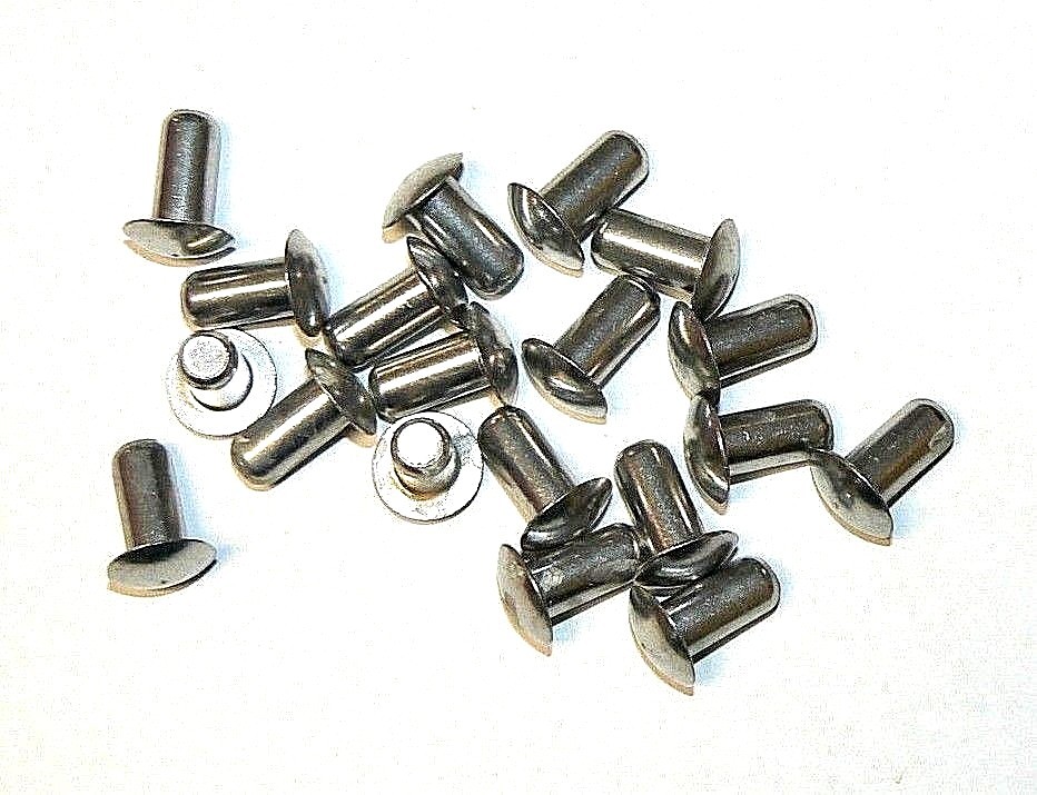 1/4" x 1/2" Modified Brazier Head Solid Aluminum Rivet - 2117 T4 (Hard ...