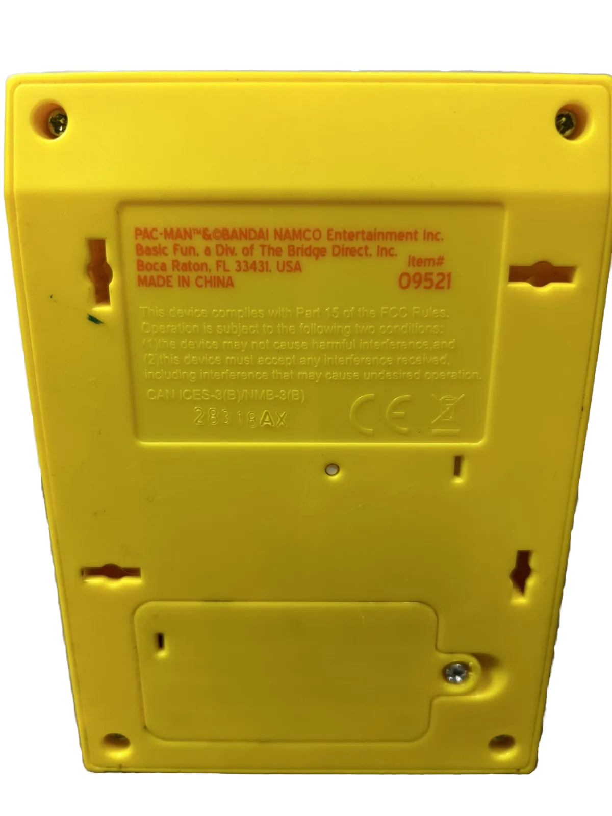 Pac Man Hand Held Mini Arcade Style Game Bandai Namco #09521 Tested ...