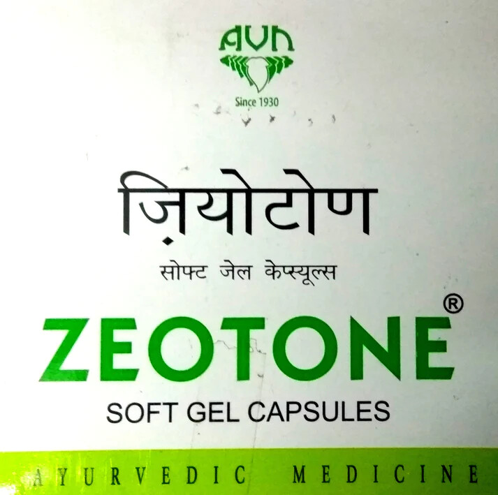 ZEOTONE PLUS SOFT GEL CAPSULES AVN AYURVEDA | eBay