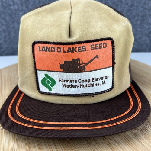 Vintage Land O Lakes Seed Farmers Coop Elevator Trucker Hat Cap ...