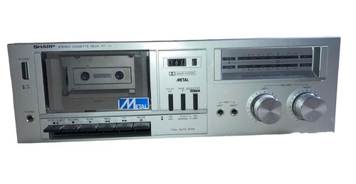 Sharp Stereo Cassette Deck RT-10 Tape Player Audio Music Vintage Dolby System | eBay