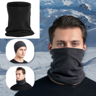 Balaclava Neck Warmer Winter Fleece Face Mask Neck Gaiter Ski Windproof ...