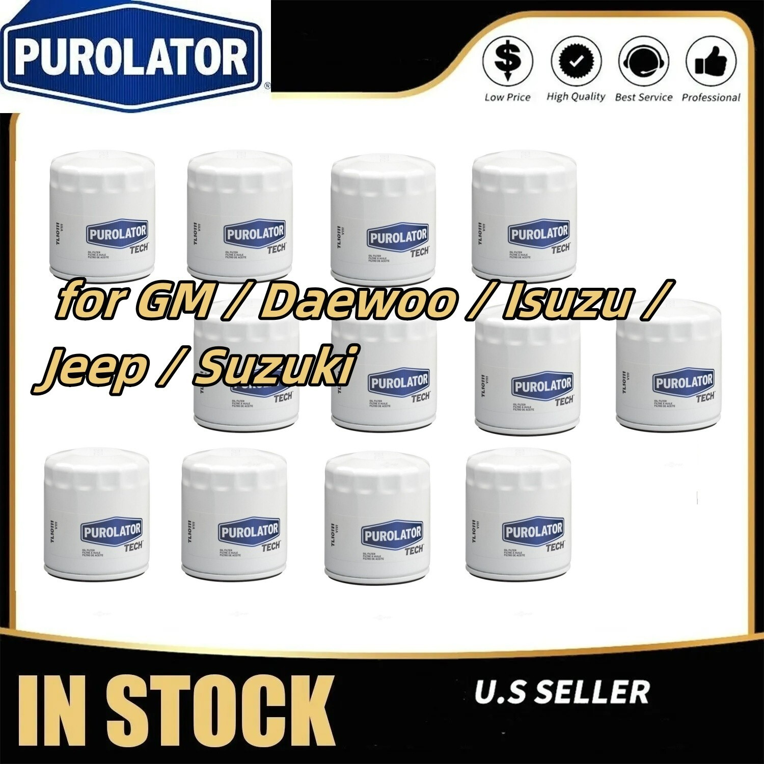 Box of 12 Engine Oil Filter 51040 for GM / Daewoo / Isuzu / Jeep ...