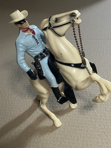 VINTAGE HARTLAND THE LONE RANGER HAT GUN REARING HORSE SILVER 800 ...