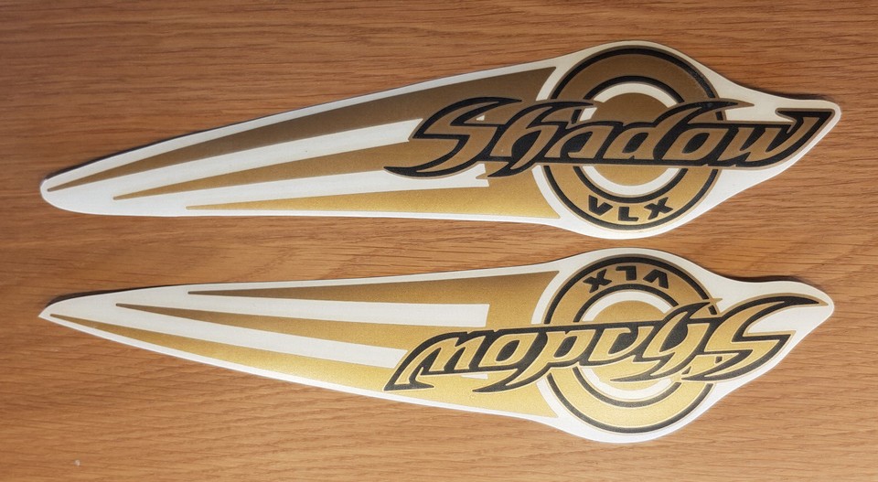 2x Repair Sticker for HONDA Shadow 600 VLX Fuel Tank Decals Emblems ...