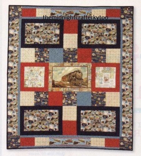 All Aboard Quilt Pattern Pieced LH | eBay