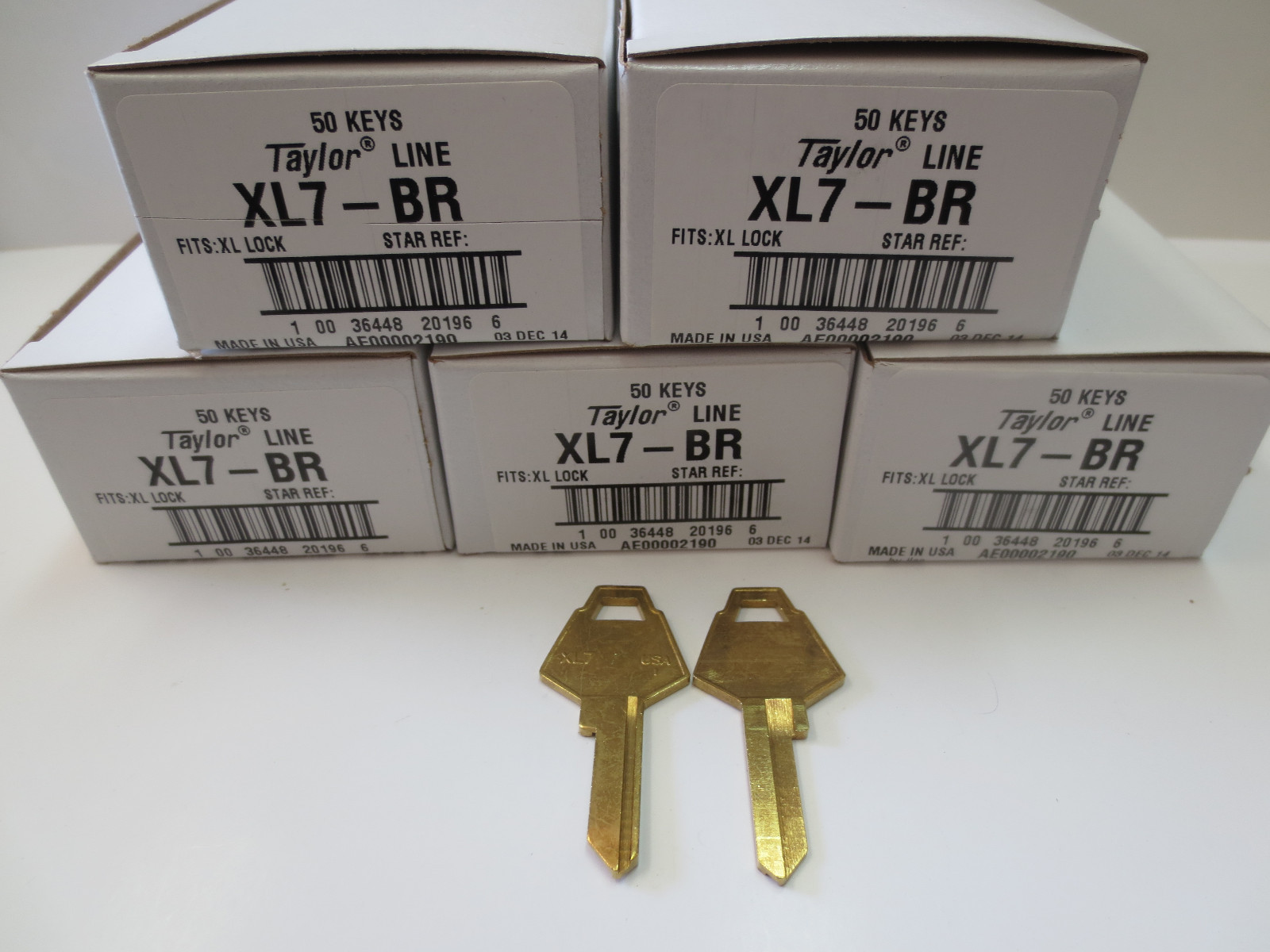 Lot 250 pc XL7 Key Blanks / XL7 1180S Key Blank /ILCO USA | eBay