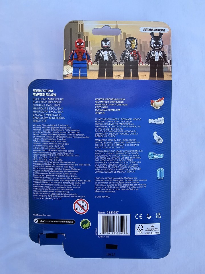 LEGO 40454 Marvel Spider-Man Vs Venom & Iron Venom Spider-ham ...