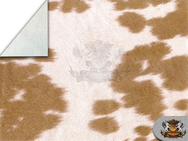 Suede Cow Print MOCHA Fabric / 54" Wide / Sold by the Yard | eBay