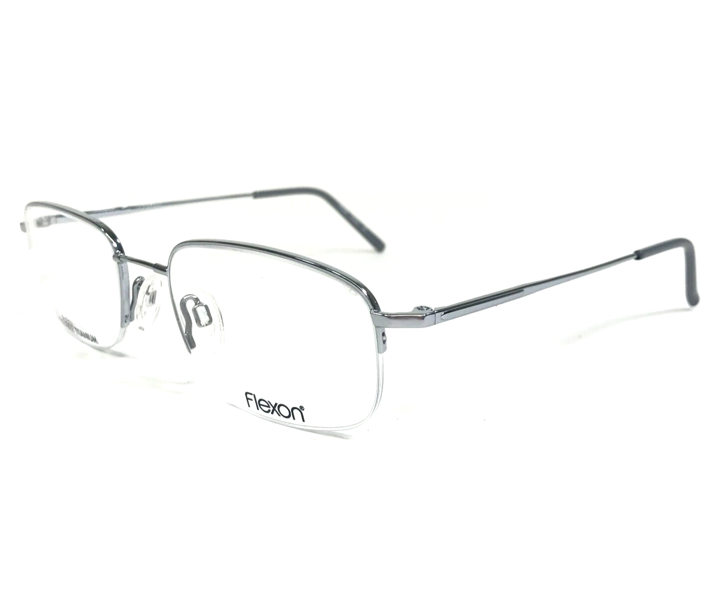 Marchon Eyeglasses Frames FLEXON 606 LT GUNMETAL Rectangular 52-19-140 ...