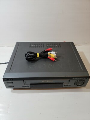 Sony SLV-662HF VCR Plus Video Cassette Recorder Hi-Fi Stereo Gray 19 ...