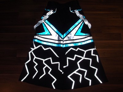 Heatwave phat pants rave gear reflective dance wear hardstyle reflector ...